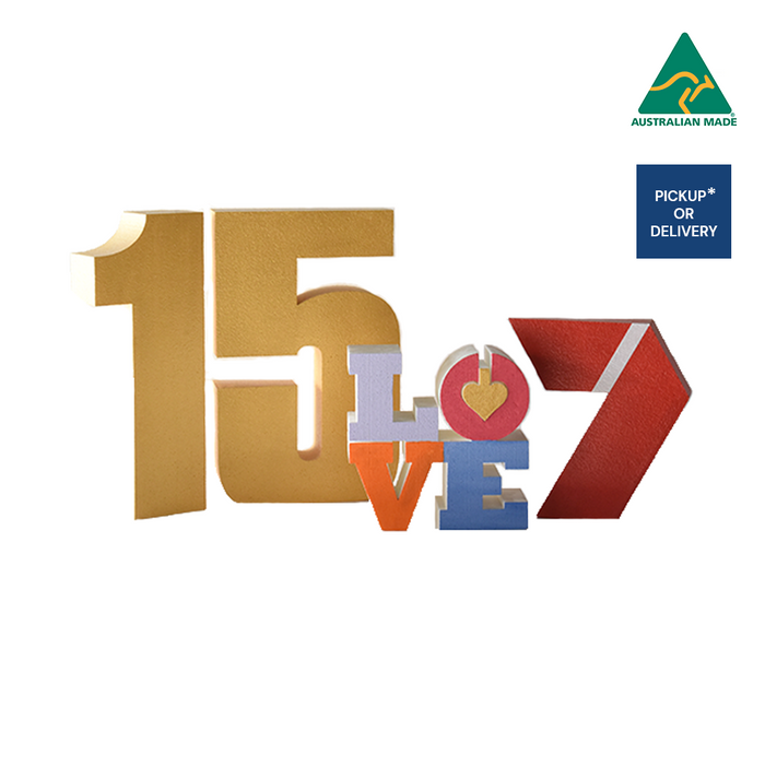 3D Polystyrene Signage - Letters and Numbers - The Foam Company