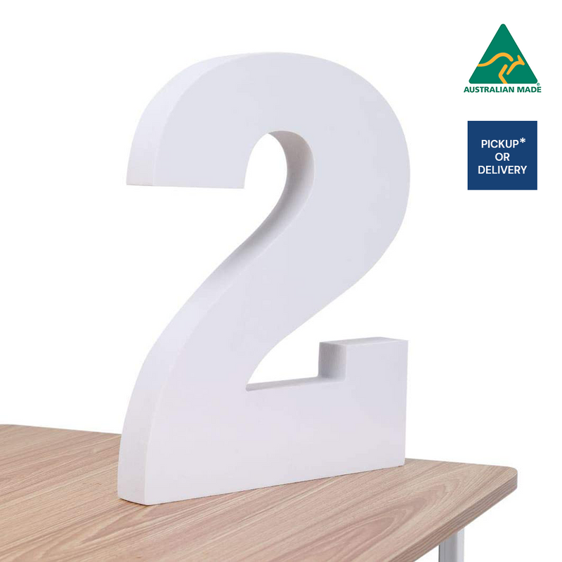 3D Polystyrene Signage - Letters and Numbers - The Foam Company
