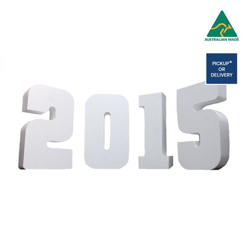 3D Polystyrene Signage - Letters and Numbers - The Foam Company